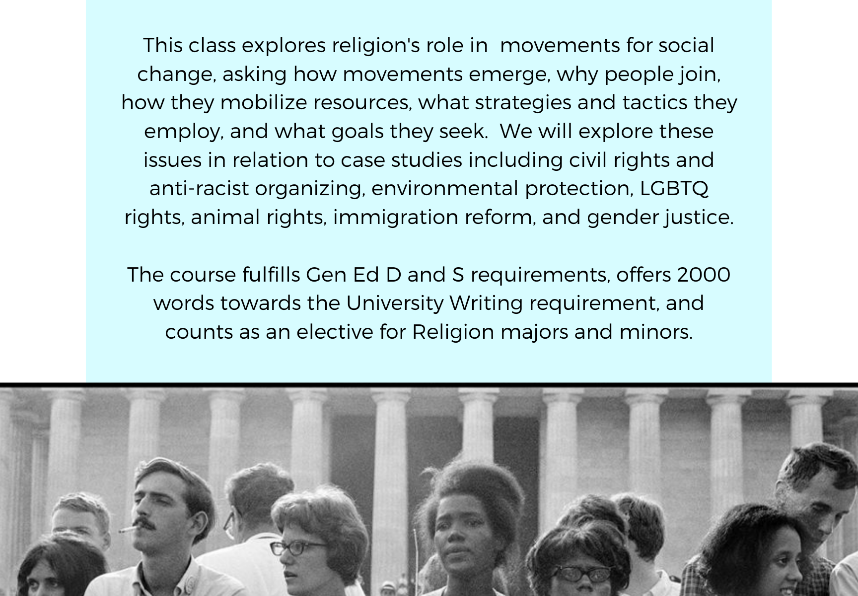 Religion, Social Movements, and Social Change – Religion
